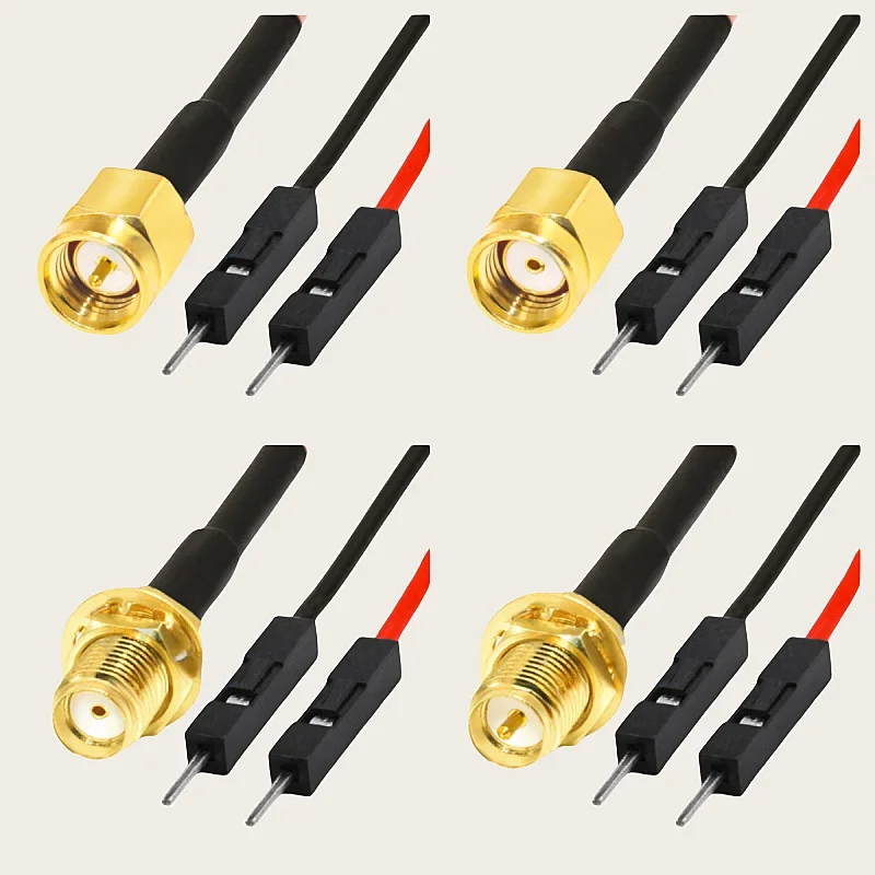 DuPont-2-54mm-Male-to-SMA-Male-Female-Adapter-50-ohm-RF-test-extension ...