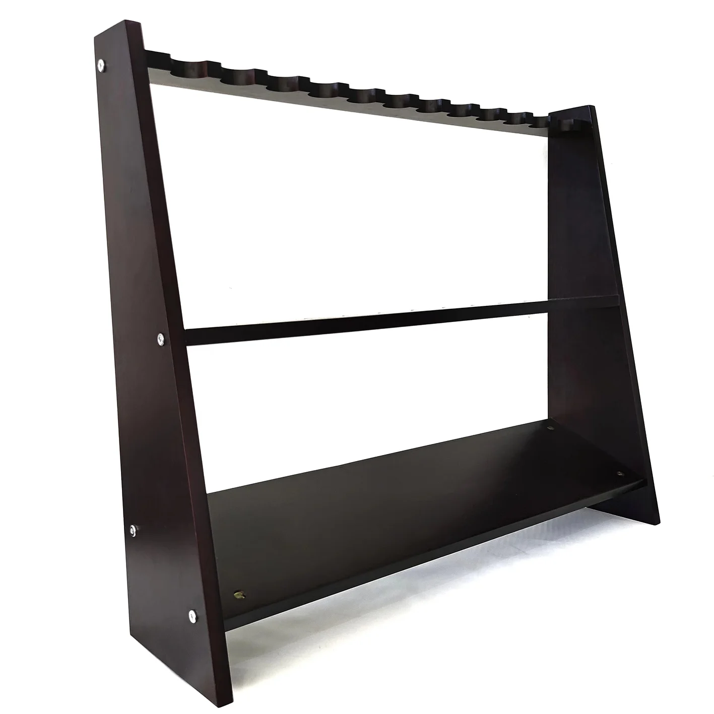 Billiard Snooker/Pool Cue Rack Cue Holder Solid Wood Structure Ladder ...