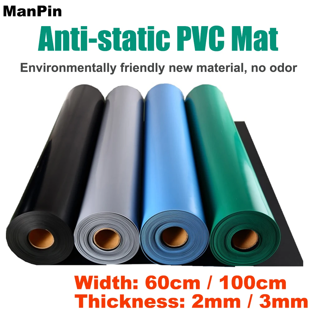 PVC-Anti-Static-Work-Mat-ESD-Desktop-Table-Rubber-Pad-Electronics ...