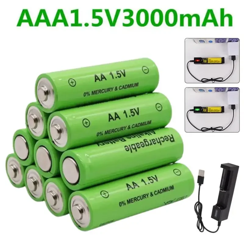 4pcs-Rechargeable-Battery-AA1-5V-3800mAh-AAA-1-5V-3000mAh-Alkaline-Battery-Flashlight-Toy-Watch ...