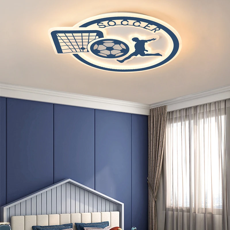 Kids Room Ceiling Light Soccer Lamp For Bedroom Boys Room Ceiling Light ...