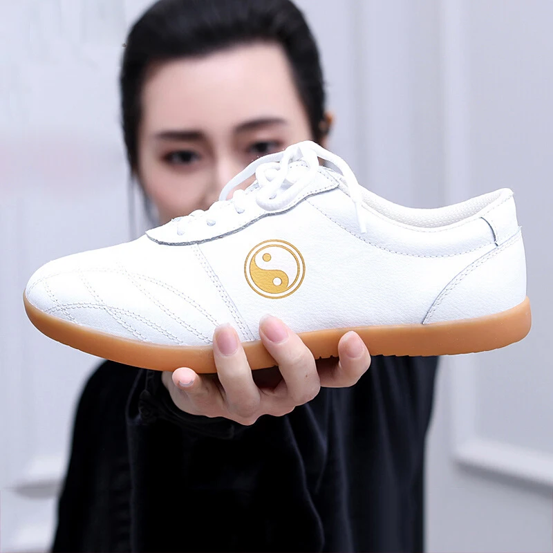 Women-s-Tai-Chi-Shoes-with-Cowhide-Sole-and-Genuine-Leather-for ...