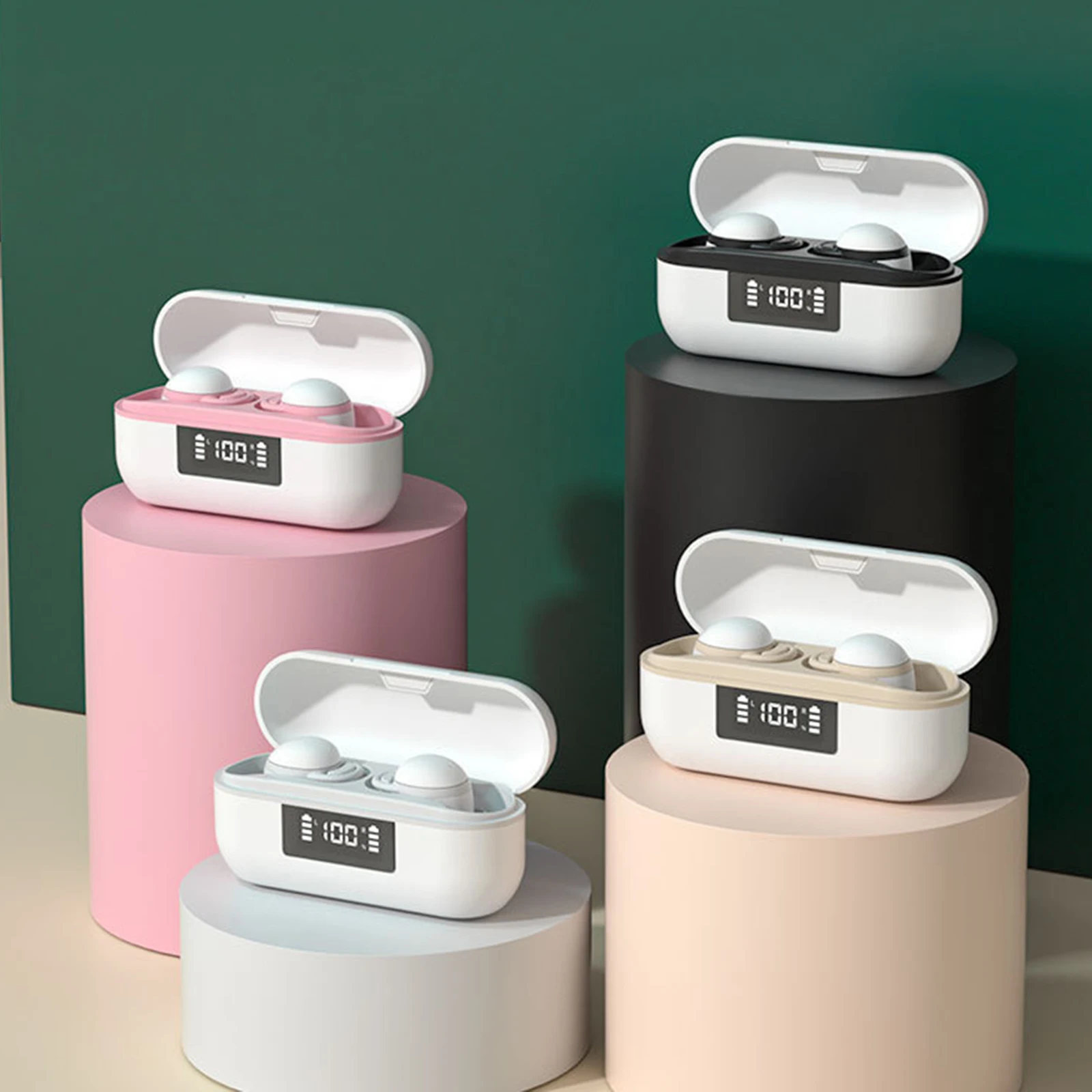 Bluetooth Mini Earphones 5.1 Wireless Headphones Invisible In Ear TWS ...