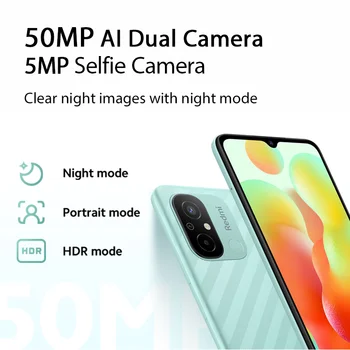 Versión global Xiaomi Redmi 12C Teléfono 3GB/4GB/6GB 64GB 128GB Helio G85 Dual SIM 50MP 6.71 ...