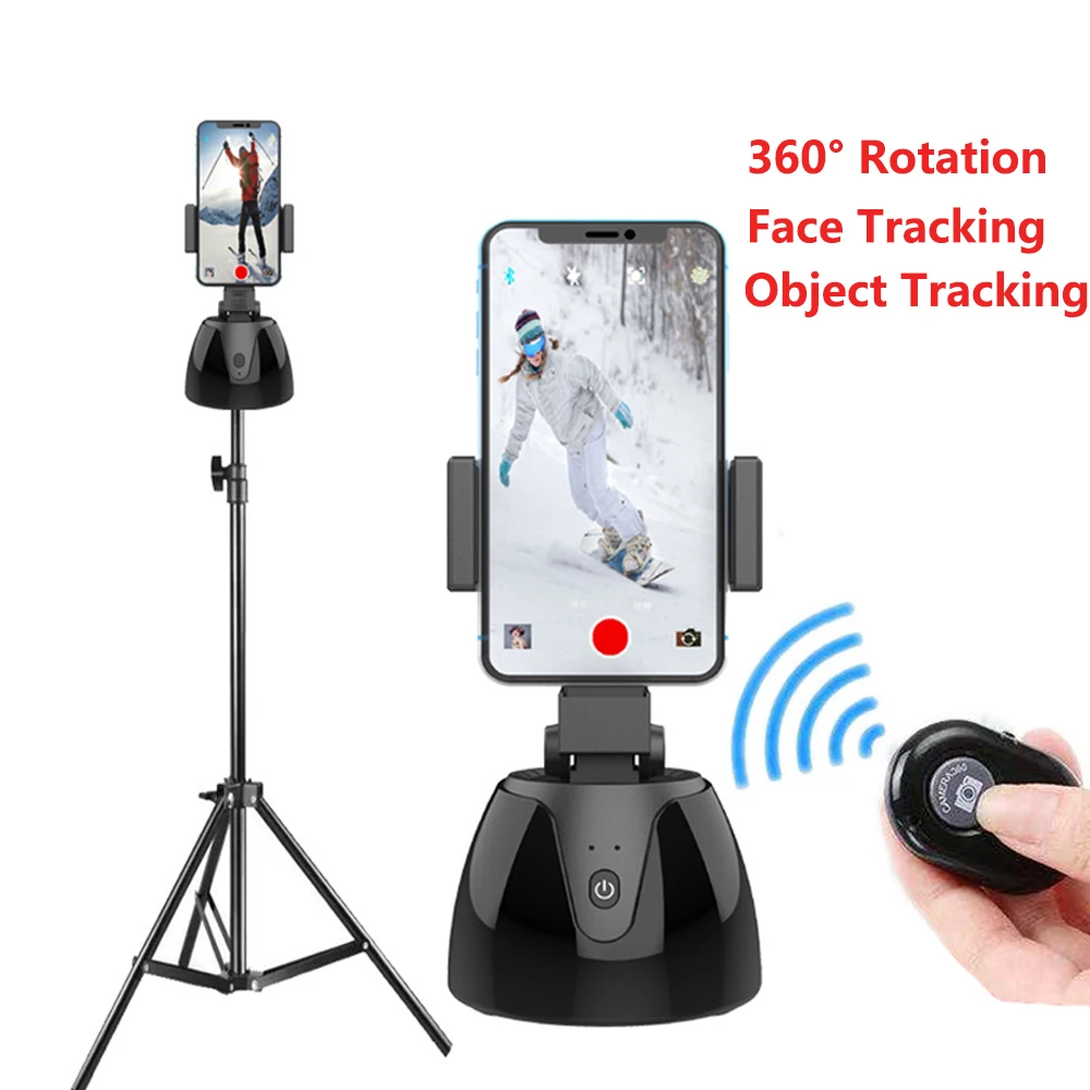 Automatic-Smart-Selfie-Stick-360-Degree-Rotation-Mobile-Phone-Holder ...