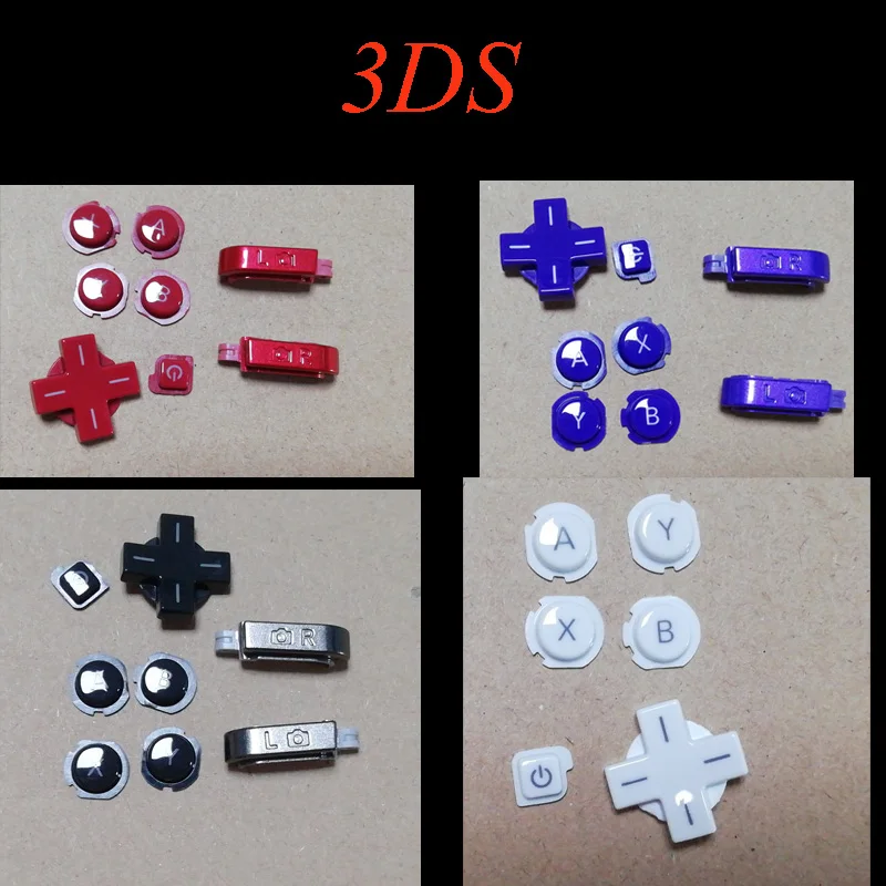 5 Colors Original ABXY Buttons D Pads Direction Key For Nintend 3DS ...