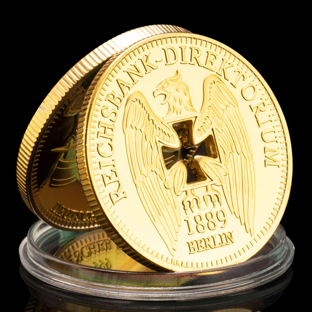 1889-German-World-War-Reichsbank-Direktorium-Hollow-Cross-Eagle ...