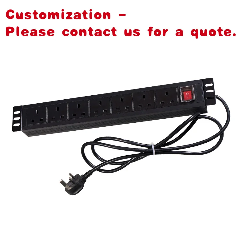 custom.13A Aluminum Alloy PDU with 6-Position 1.5U 1.8m * 1.5 Featuring ...