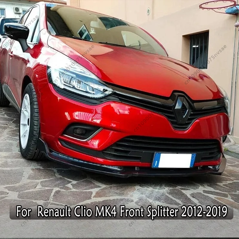Front Bumper Splitter for Renault Clio MK4 2012-2019 Car Front Bumper ...
