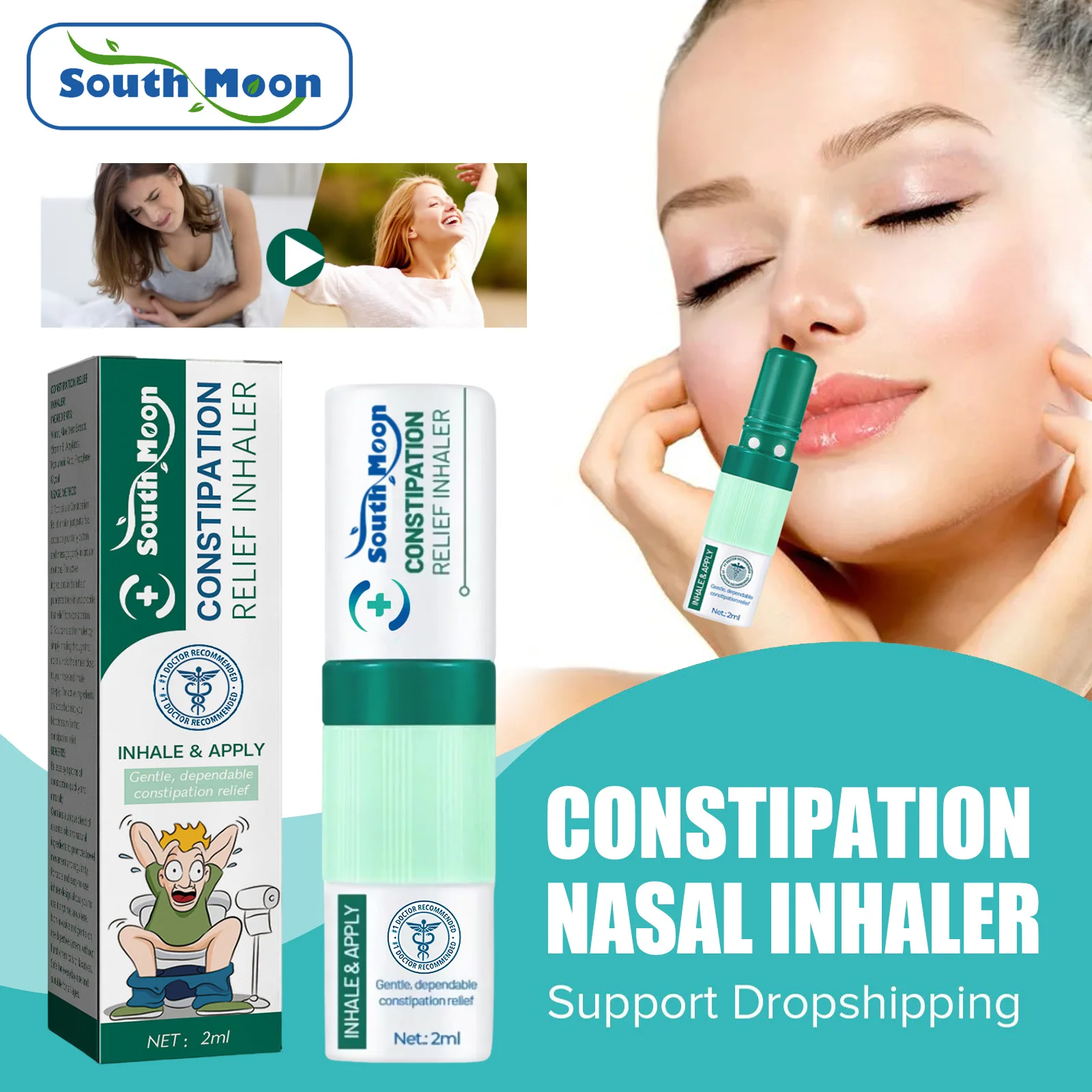 Constipation-Nasal-Inhaler-Moisten-Intestine-Slimming-Detox-Defecate ...