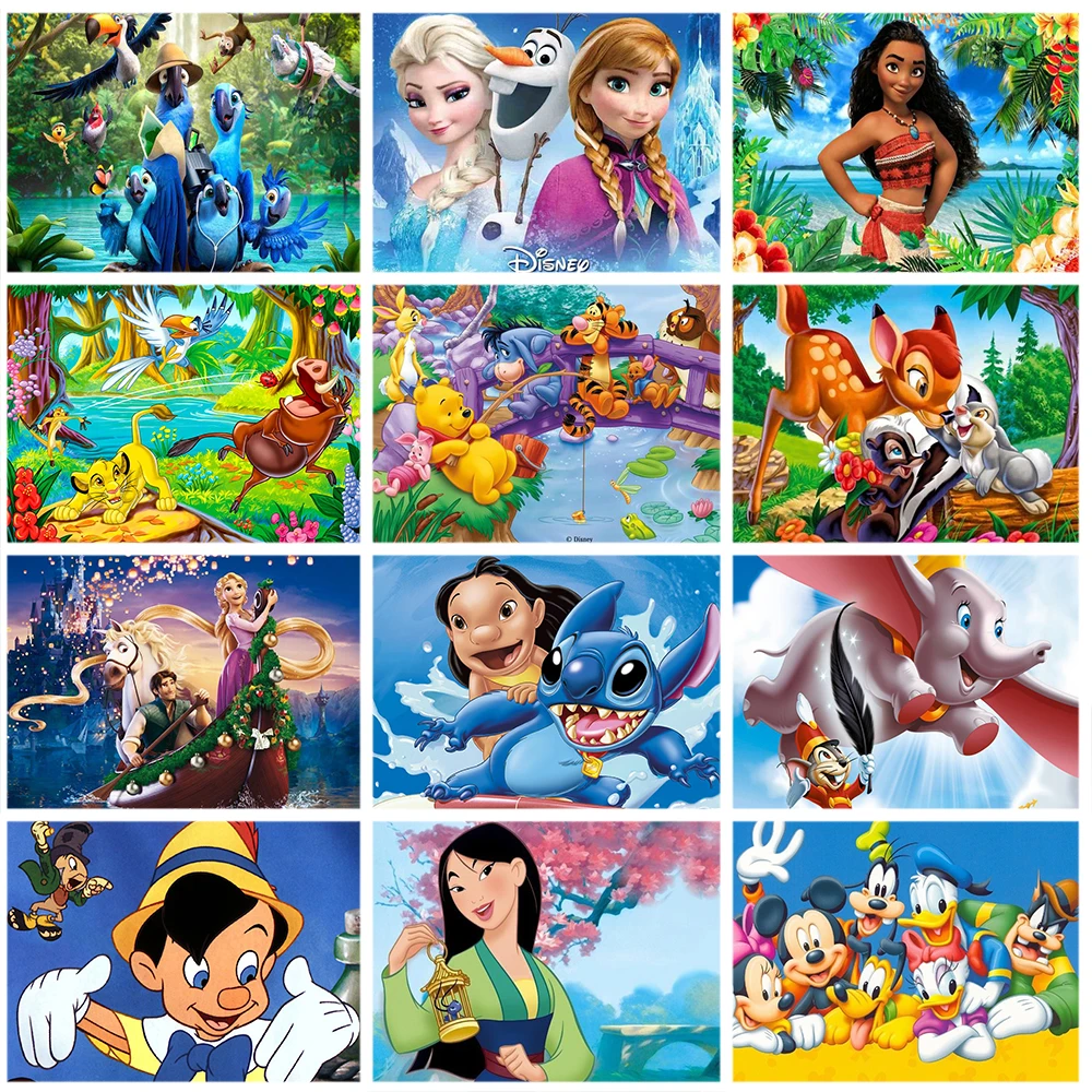 Disney Character Embroidery Font