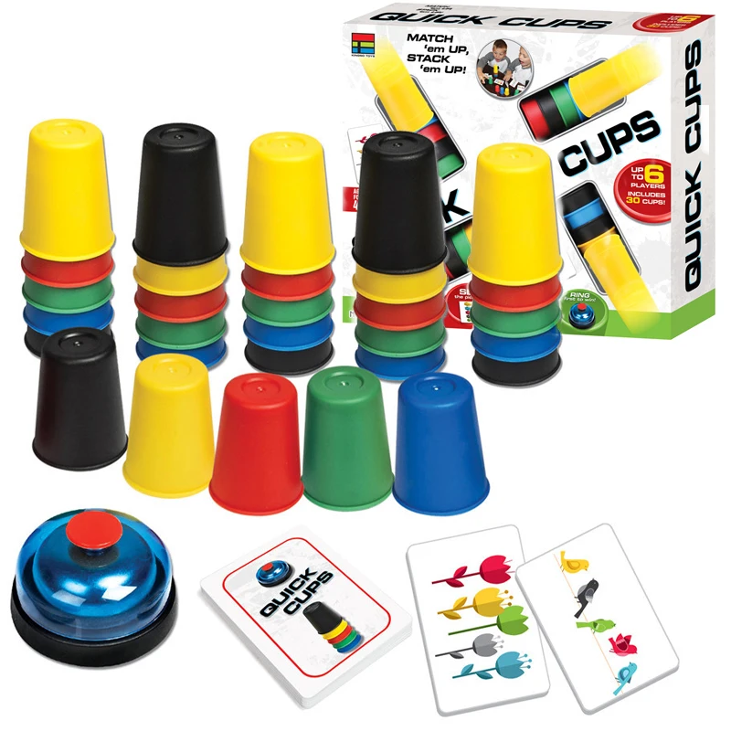 Stacking-Cup-Games-Outdoor-Indoor-Interactive-Toys-Montessori-Color ...