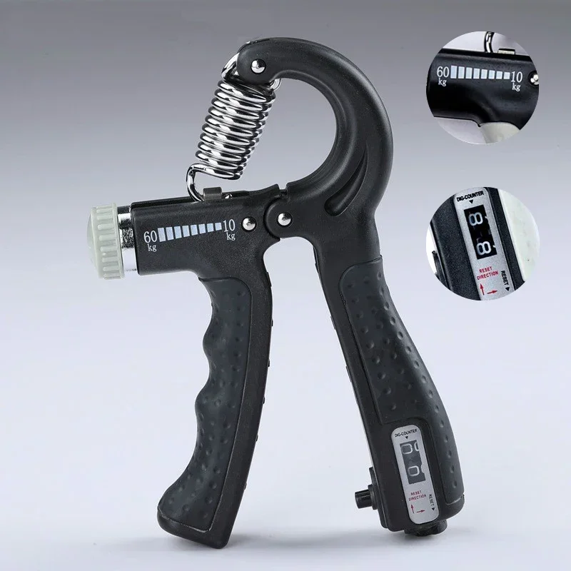 R-Shape-Adjustable-Countable-Hand-Grip-Strength-Exercise-Strengthener ...