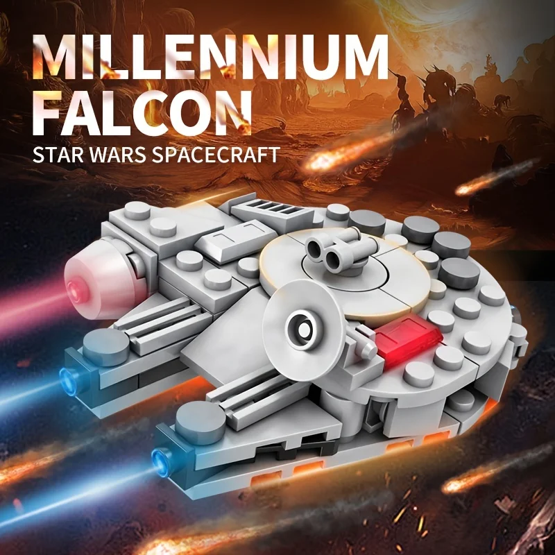 100-pcs-Building-Blocks-Kit-Millennium-Falcon-Fighter-Toy-Gift-Science ...