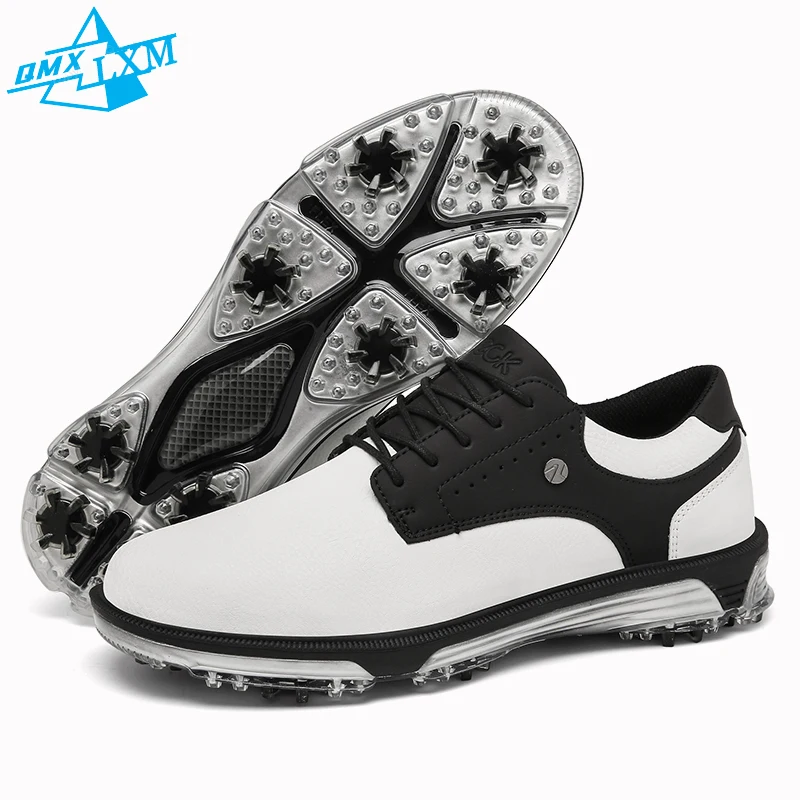 LiXingMing-Men-Golf-Shoes-Large-Size-To-48-Waterproof-Cleats-Golf-Sport ...