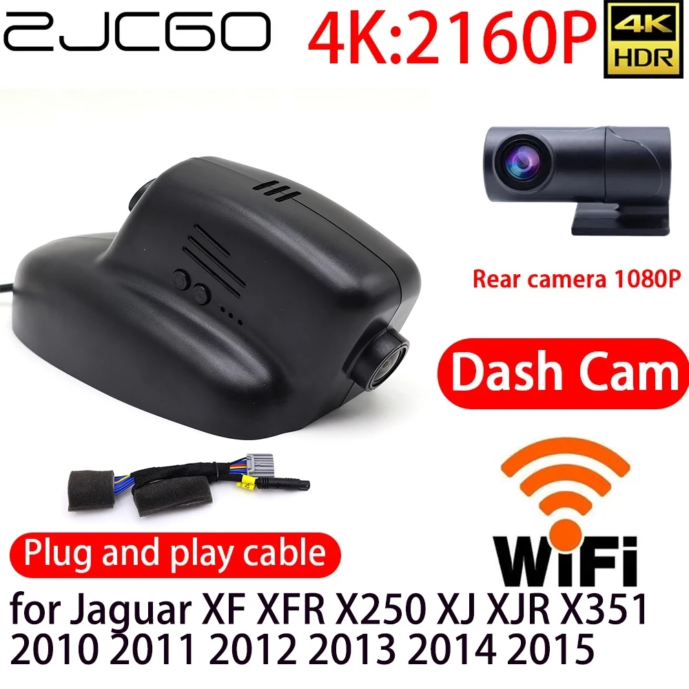 ZJCGO-4K-Car-DVR-Dash-Cam-Wifi-Front-Rear-Camera-24h-Monitor-for-Jaguar ...