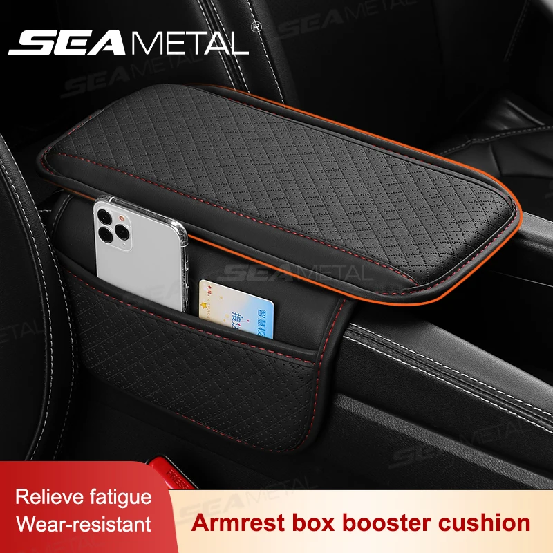 SEAMETAL-Car-Arm-Rest-Cushion-Wear-Resistant-Center-Console-Box ...