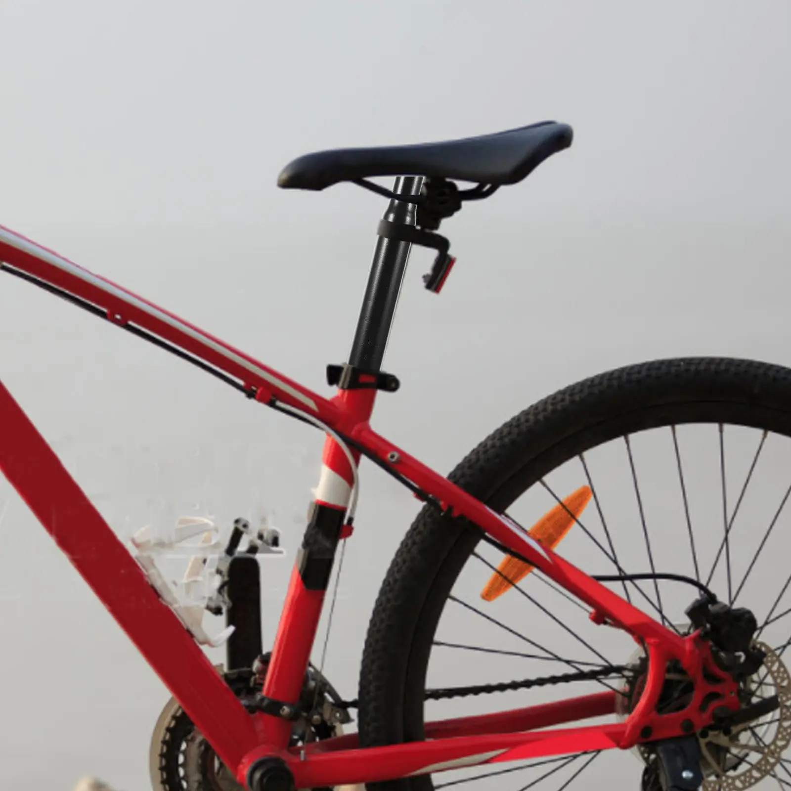 High-Carbon Steel Seatpost for 27.2mm Universal Fit Adjustable Bike ...