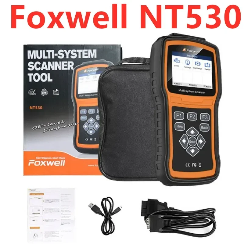 Foxwell NT530 Support for nissan Porsche Multi-System Scanner Universal ...