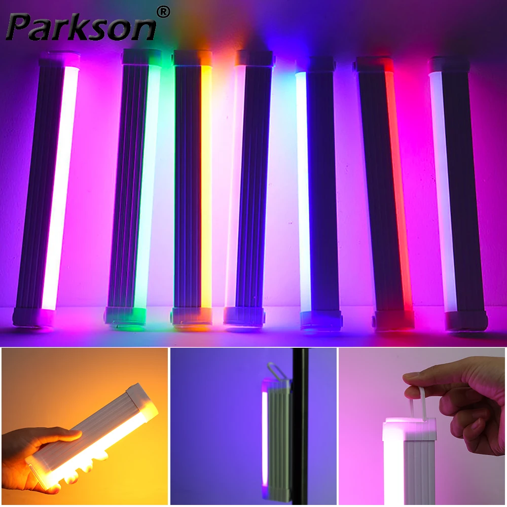 USB LED Fill Light Handheld Wand Colorful Video Lamps Rechargable Photography Lighting Concert ...