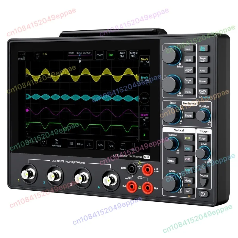 12-Bit high-resolution oscilloscope MHO14-200 /100 1G touch screen 4 ...