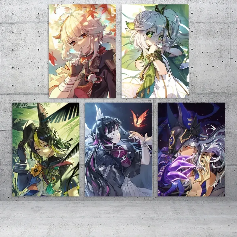 HD-Genshin-Impact-Home-Decor-Kaedehara-Kazuha-Canvas-Wall-Art-Cyno ...