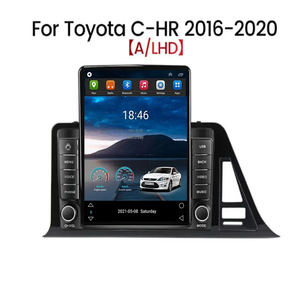 Android-13-Tesla-Screen-Car-Radio-For-Toyota-CHR-C-HR-2016-2017-2018 ...