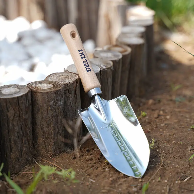 PELLE,3 Tooth Shovel--petite pelle en acier inoxydable, outils de ...