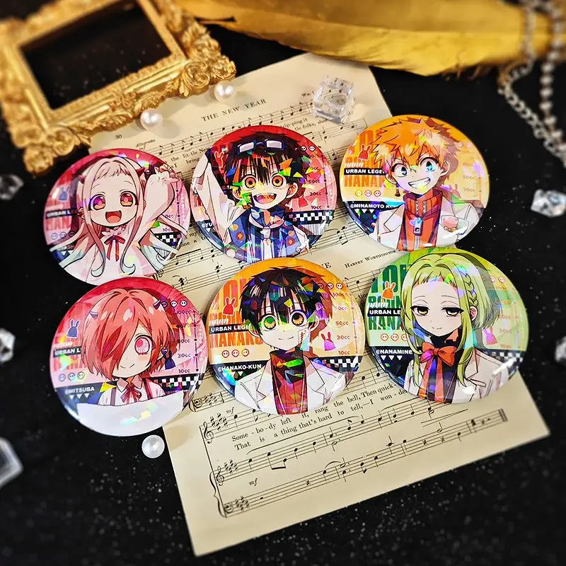 Hanako-kun Yashiro Nene Mitsuba Yugi Tsukasa Badge Brooch Pin Clothes ...