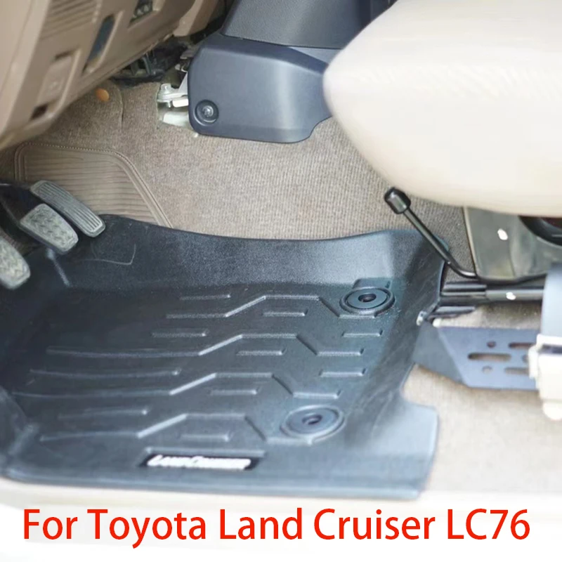 Car-Floor-Mat-For-Toyota-LC76-Land-Cruiser-Carpet-Water-Proof-Mats-FJ76 ...