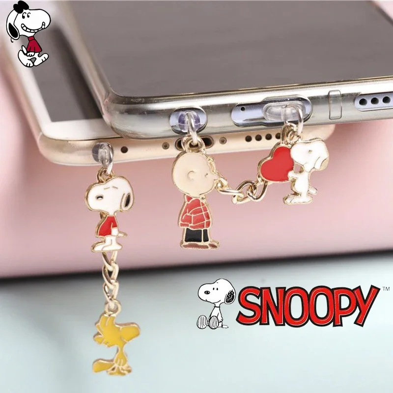 Snoopy-Dust-Plug-Charge-Port-Dust-Plug-Kawai-Android-Anti-Dust-Cap ...