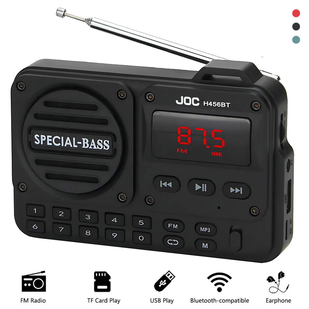 Portable-Pocket-FM-Radio-Receiver-Wireless-Bluetooth-Speaker-With-FM ...