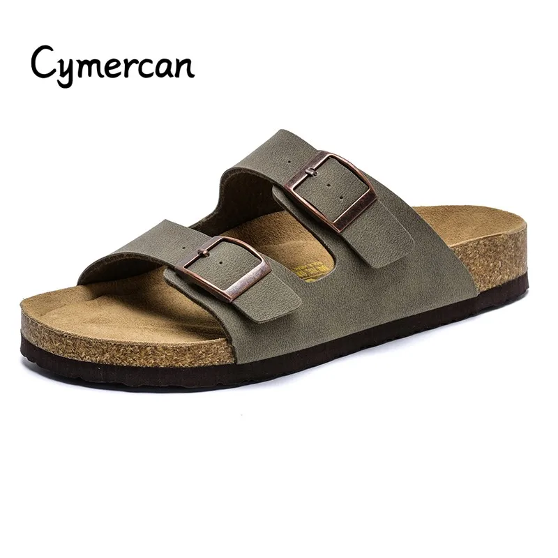 New-High-Quality-Summer-Slippers-for-Men-Fashion-Double-Monk-Strap ...