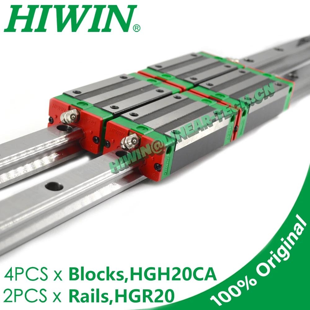 HIWIN-Rail-de-guidage-lin-aire-CNC-HGH20CA-HGR20-200-300-400-500-600 ...