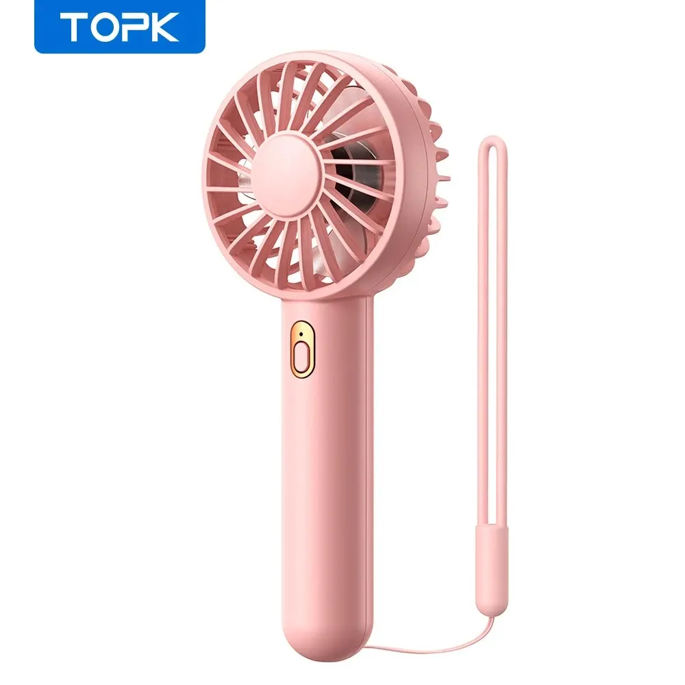 TOPK-Mini-Portable-Fan-Powerful-Handheld-Fan-3-Speed-Personal-Small ...