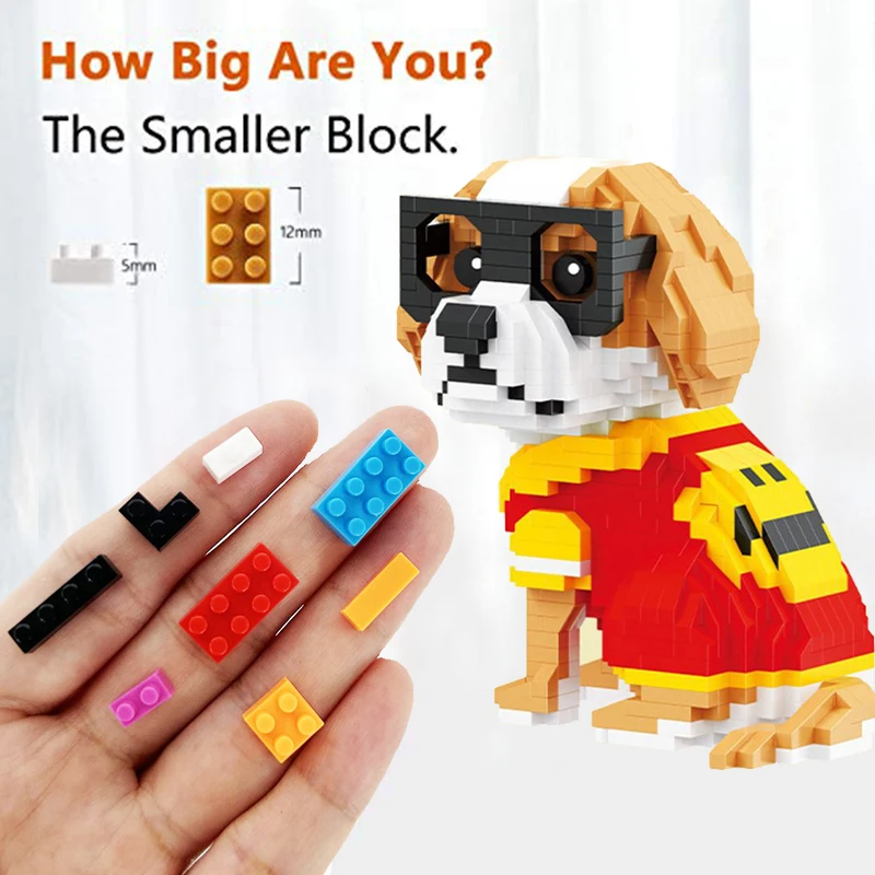 20-Styles-Dog-Cat-Design-Micro-Building-Blocks-Build-Your-Own-Animal ...