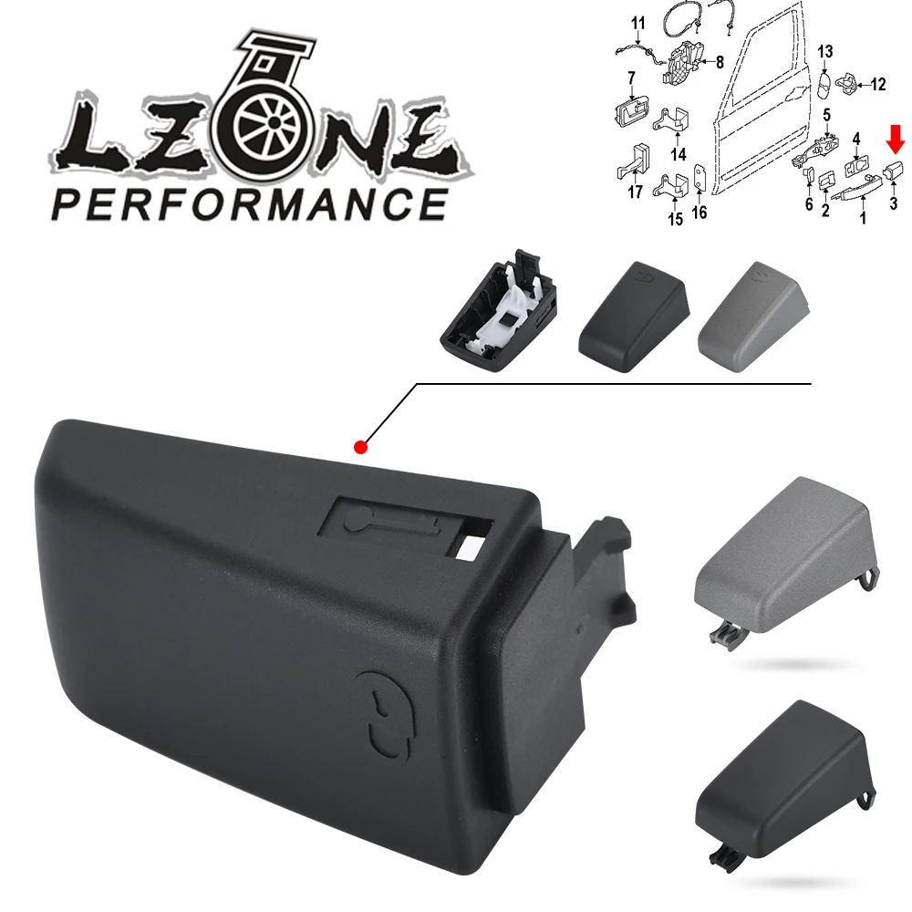 CXJ500050-CXJ500060-Front-Left-Right-Black-Grey-Door-Handle-Cap-Cover ...
