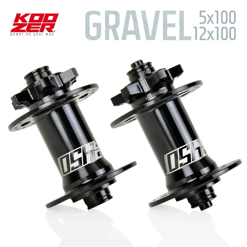 Koozer-450-Front-Road-Gravel-Bicycle-Hubs-CX-5x100mm-QR-9x100mm-TA ...