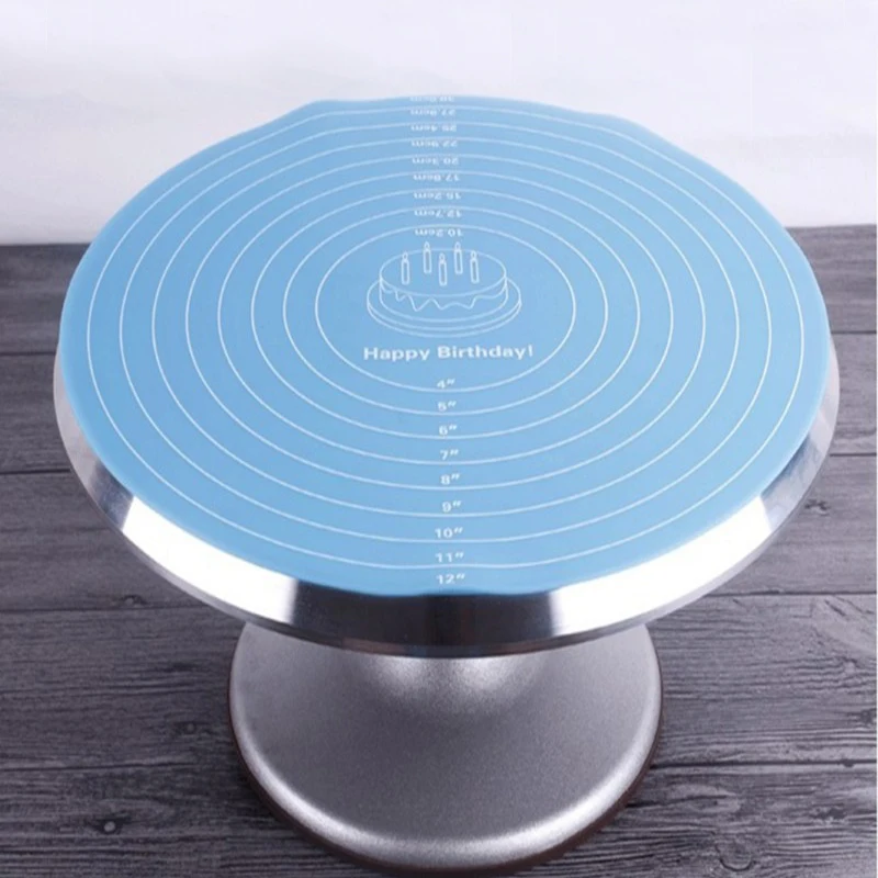Round-Baking-Mat-12-Inch-Silicone-Flower-Table-Mat-Cake-Mat-Noodle-Mat ...