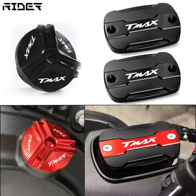 Motorcycle Front Brake Fluid Cap | Brake Fluid Tank Cover Tmax 500 ...