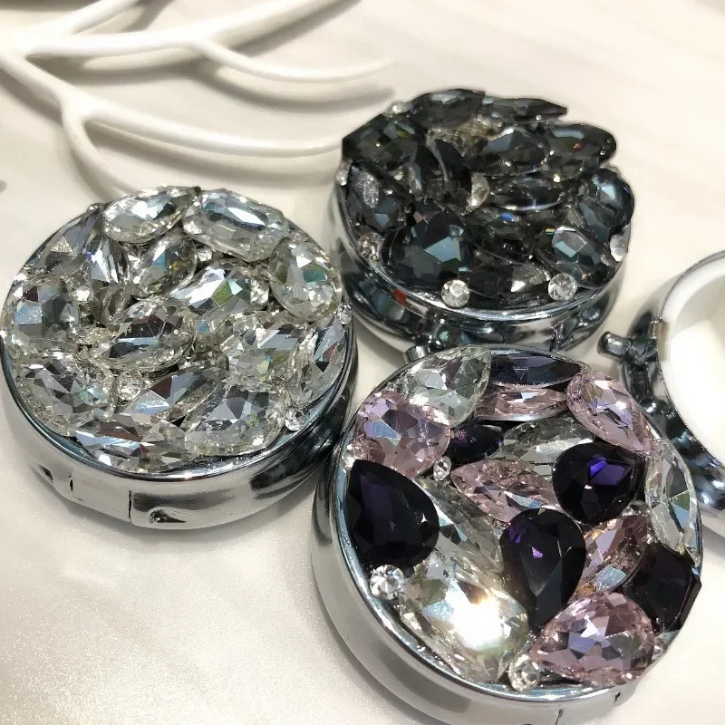 1PC-Shiny-Crystal-Handmade-Diamond-Medicine-Box-Mini-Portable-3-Grids ...