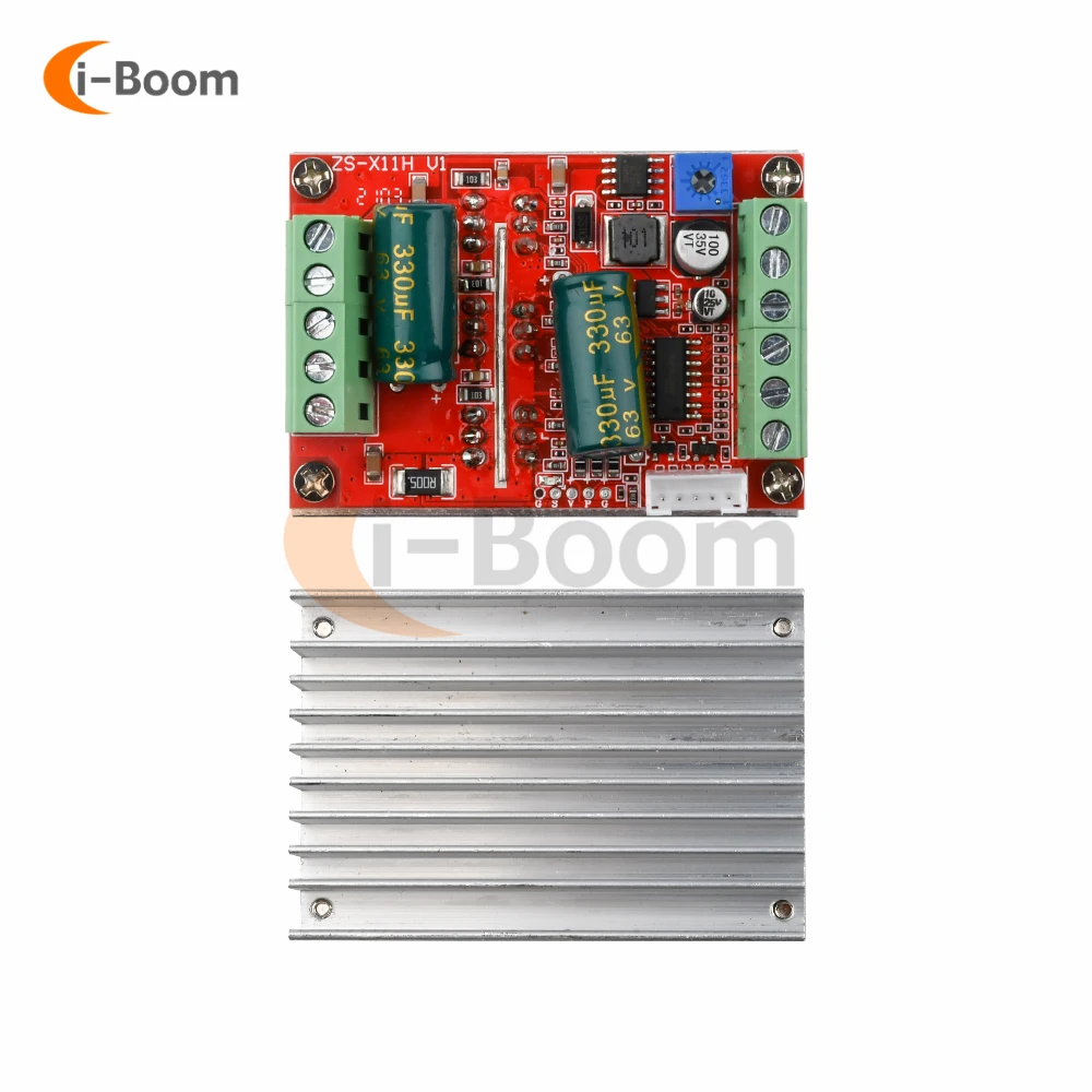DC Brushless PWM Motor Controller DC 6-60V 400W BLDC Three Phase Hall ...