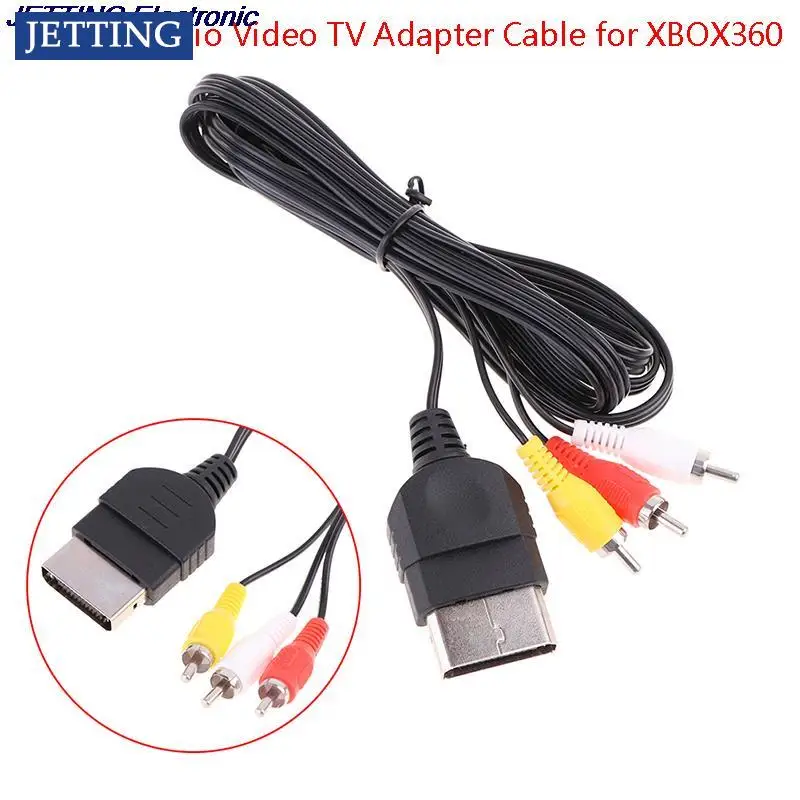 1-8M-Composite-AV-Audio-Video-TV-Adapter-Cable-for-XBOX360-Audio-HD ...