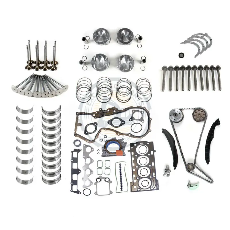 EA111 Engine Pistons Overhaul Rebuild Kit & Valves For 1.4TSL VW Golf ...