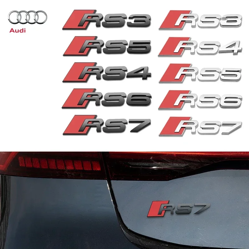 ABS-3D-Sticker-Car-Styling-Emblem-Badge-For-Audi-RS3-RS4-RS5-RS6-RS7 ...