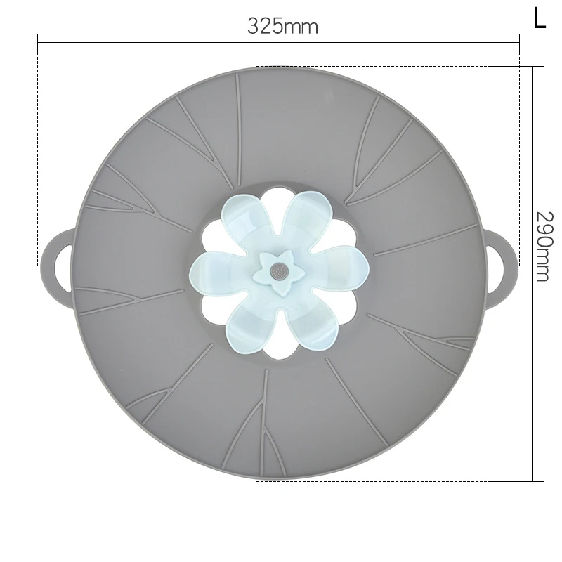 Multifunctional Silicone Lid Spill Stopper Anti Overflow Pot Cover ...