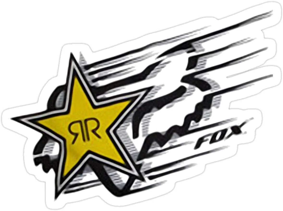 For-Stickers-Fox-and-Rockstar-Energy-Drink-Logo-Vinyl-Decals-Water ...