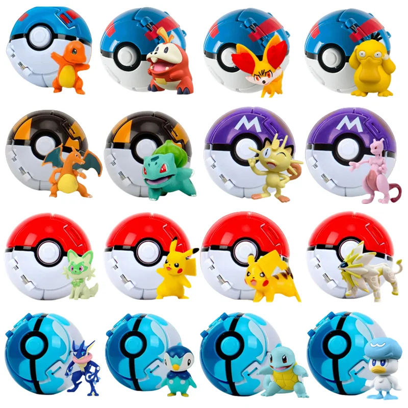 Pokemon-Elf-Ball-Figure-Pikachu-Charizard-Blastoise-Mewtwo-Pocket ...