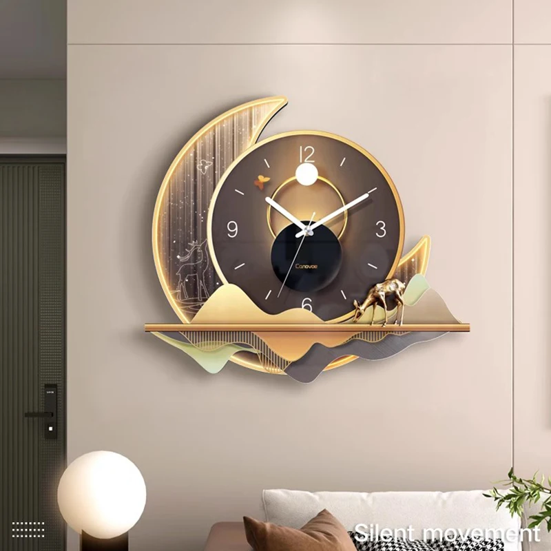 Luxury-Aesthetic-Wall-Clocks-Silent-Nordic-Fashion-Creative-Wall-Watch ...