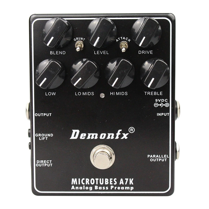 Demonfx MICROTUBES A7K High Quality Guitar Effect Pedal Overdrive ...